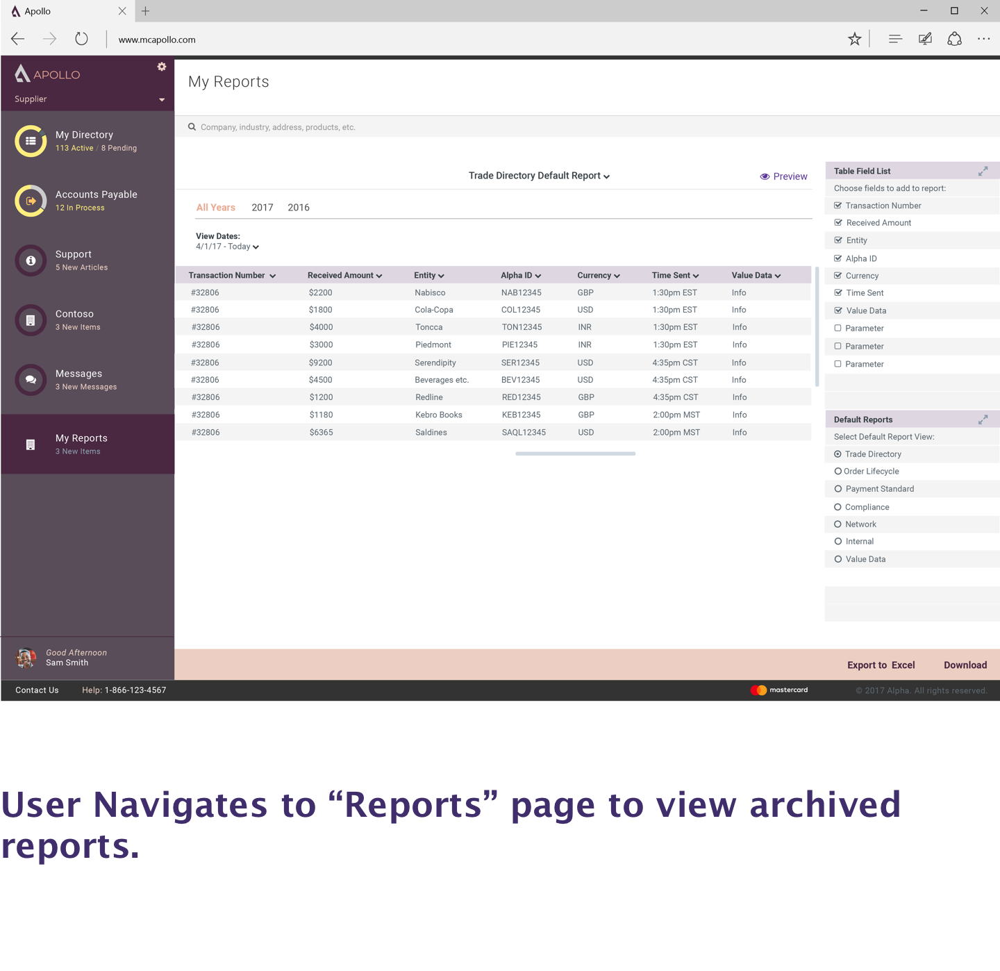 Apollo – Credit Card Management System | Hello Renee